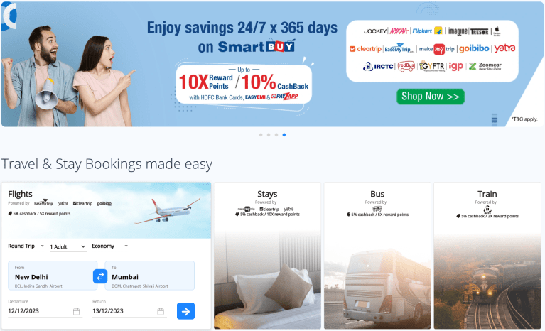 Quick guide on HDFC SmartBuy portal – CredCrux